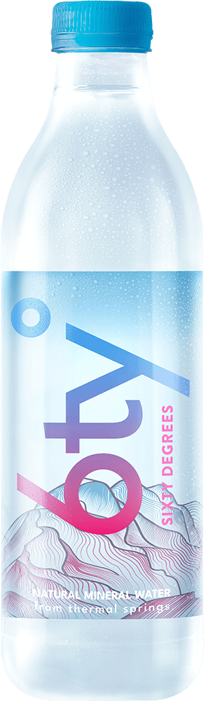 6ty Degrees Mineral Water